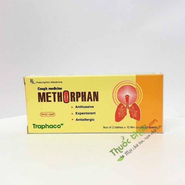 Siro Ho Methorphan 60ml - Cắt Cơn Ho, Long Đờm, Chống Dị Ứng