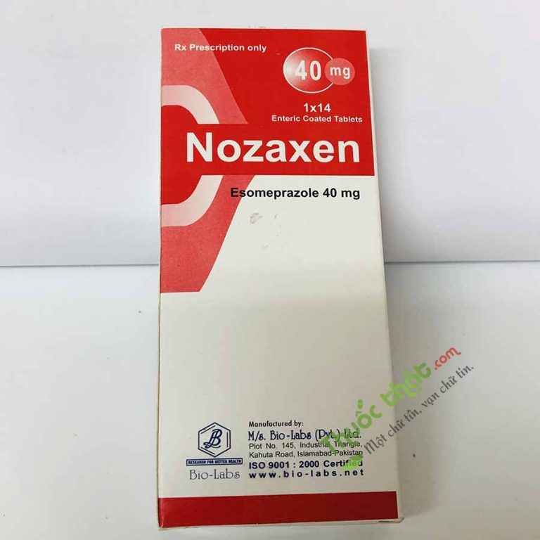 THUỐC NOZAXEN 40 MG - Điều Trị Bệnh Trào Ngược Dạ Dày Thực Quản