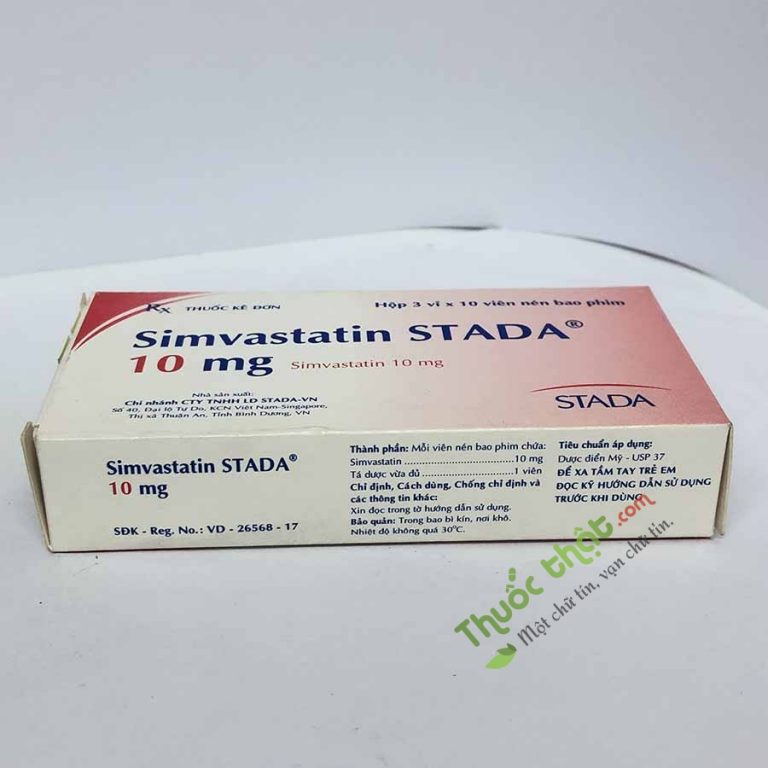 Simvastatin Stada 10mg - Tăng Cholesterol Máu