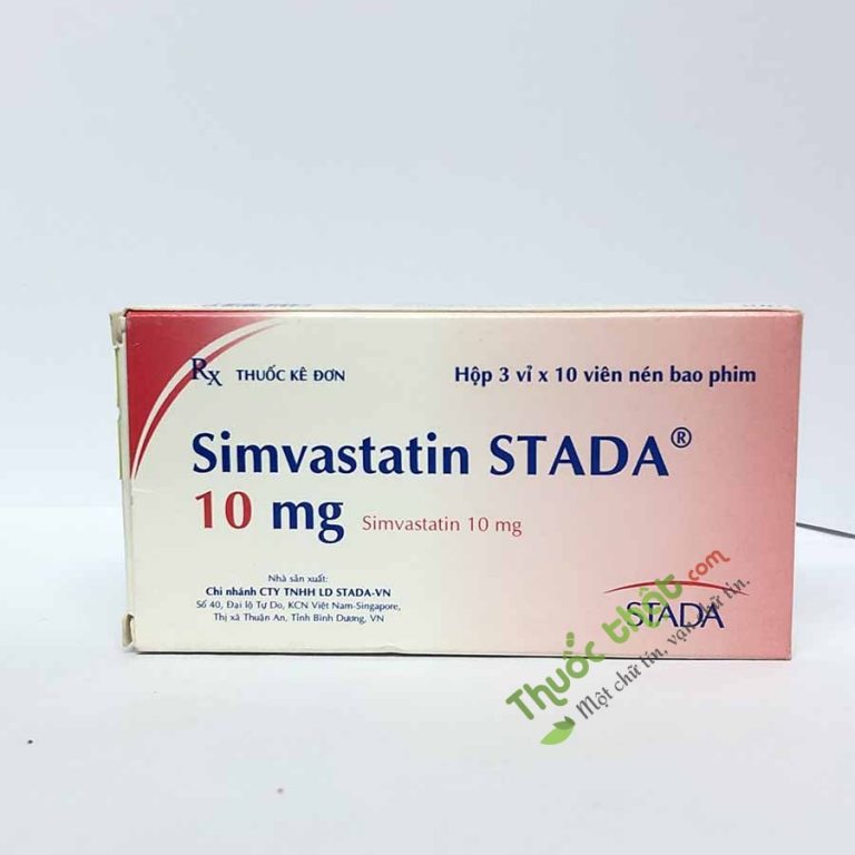 Simvastatin Stada 10mg - Tăng Cholesterol Máu