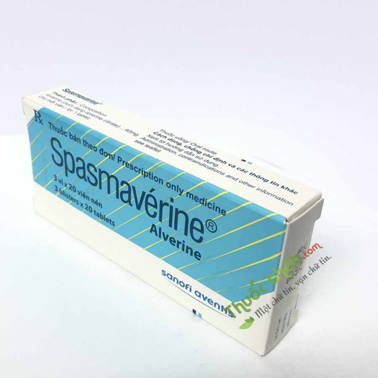 Thuôc Spasmaverine 40 Mg - Chống Co Thắt