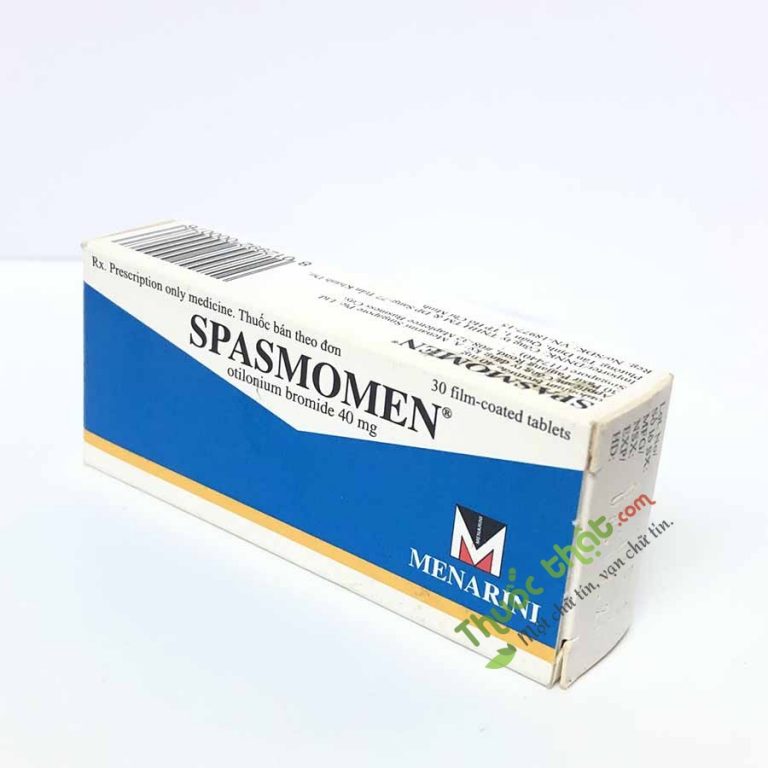 Spasmomen 40mg - Hộp 30 Viên - Trị Chứng Đại Tràng Kích Thích