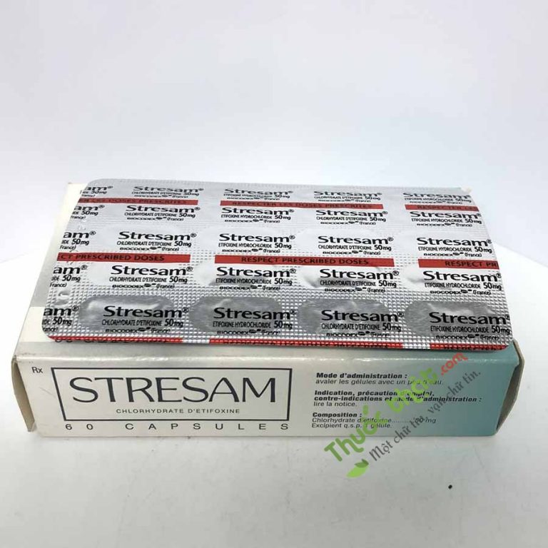 Thuốc Stresam 50 Mg - Điều Trị Khó Tập Trung, Rối Loan Trí Nhớ