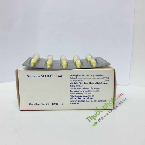 Sulpiride Stada 50 Mg - Điều Trị Rối Loạn Tâm Thần