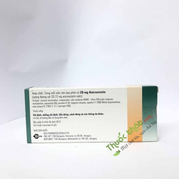 Torvazin 20mg - Làm Giảm Cholesterol