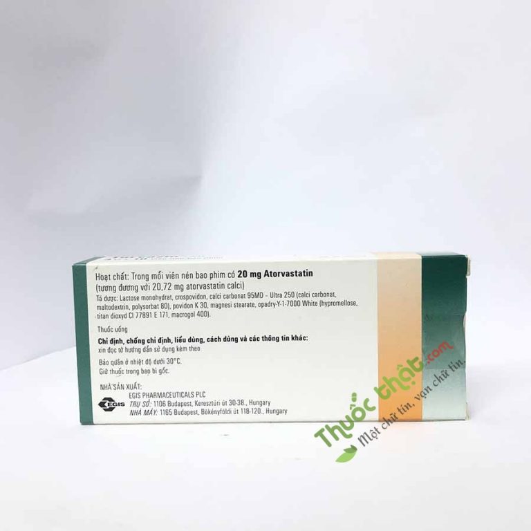 Torvazin 20mg - Làm Giảm Cholesterol