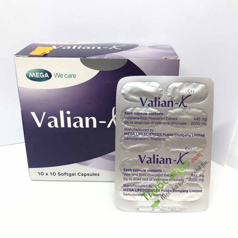 Thuốc Valian X Hộp 10 Vỉ- Điều Trị Mất Ngủ, Rối Loạn Giấc Ngủ
