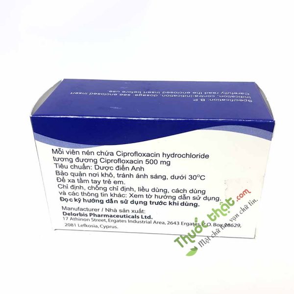 Viprolox 500mg - Thuốc điều Trị Nhiễm Khuẩn