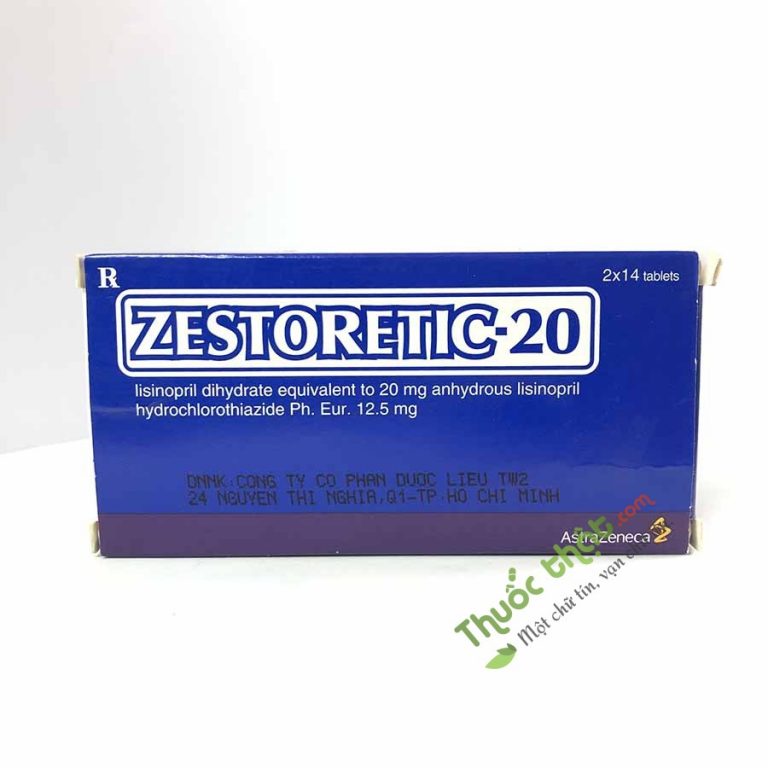 THUỐC ZESTORETIC_20 - Điều Trị Bệnh Tăng Huyết áp