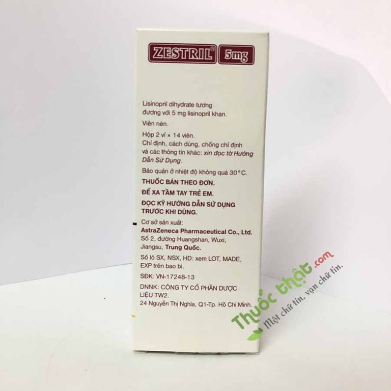 Thuốc Zestril 5 MG
