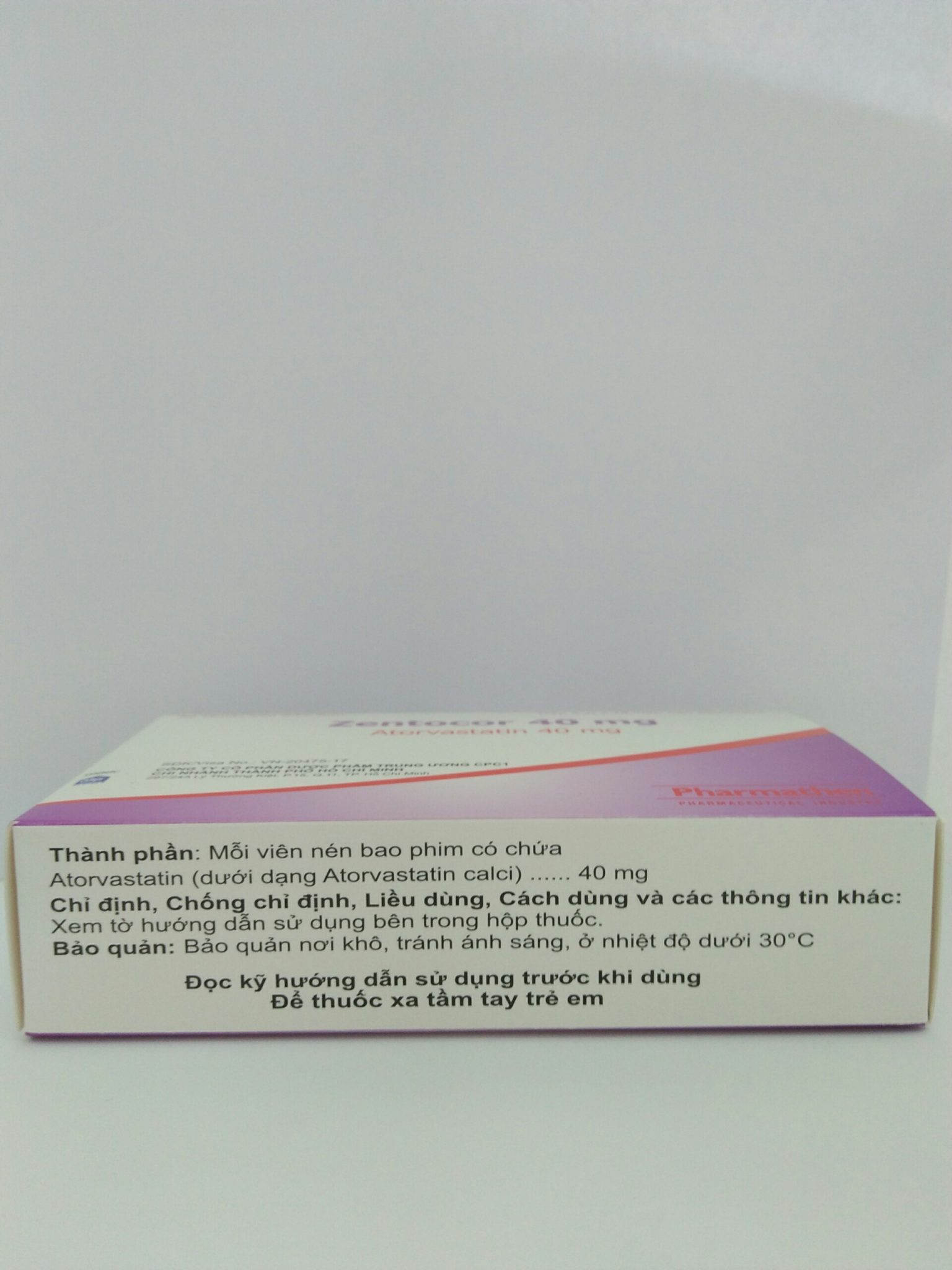 Thuốc Zentocor 40mg - Chống Tăng Mỡ Máu