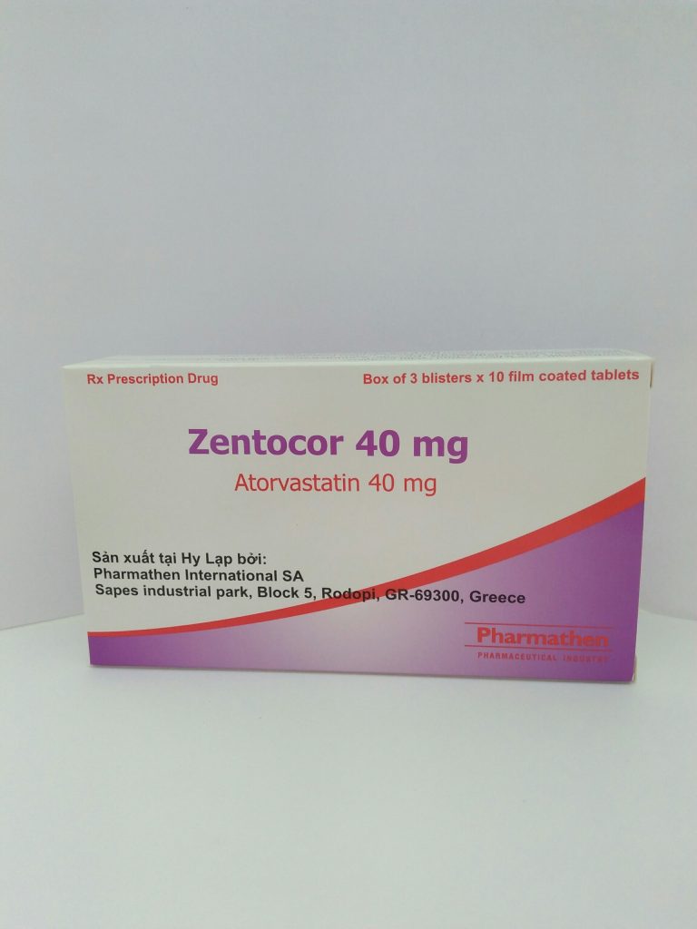 Thuốc Zentocor 40mg - Chống Tăng Mỡ Máu