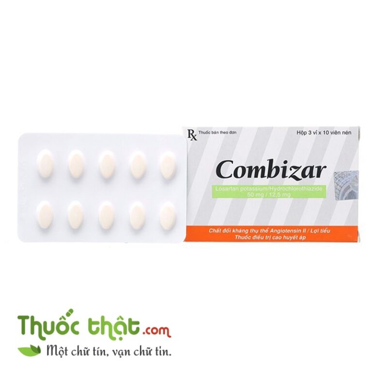 Combizar 50mg/12.5mg - Hộp 30 Viên - Điều Trị Cao Huyết áp