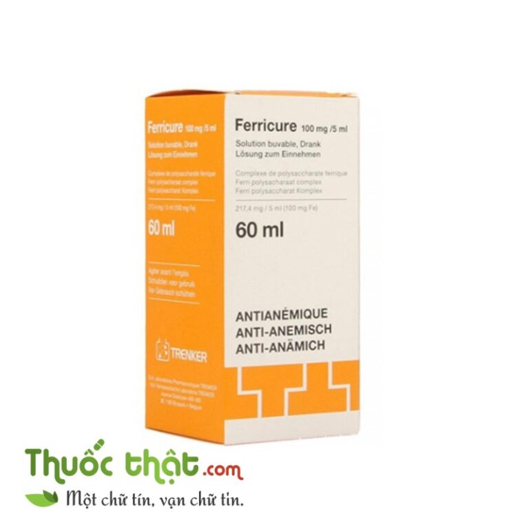 Ferricure 100mg/5ml Hộp 1 Lọ 60ml