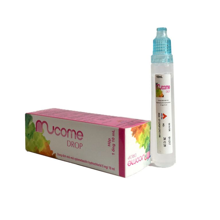 Mucome Drop Hộp 10ml - Thuốc Nhỏ Mũi Co Mạch