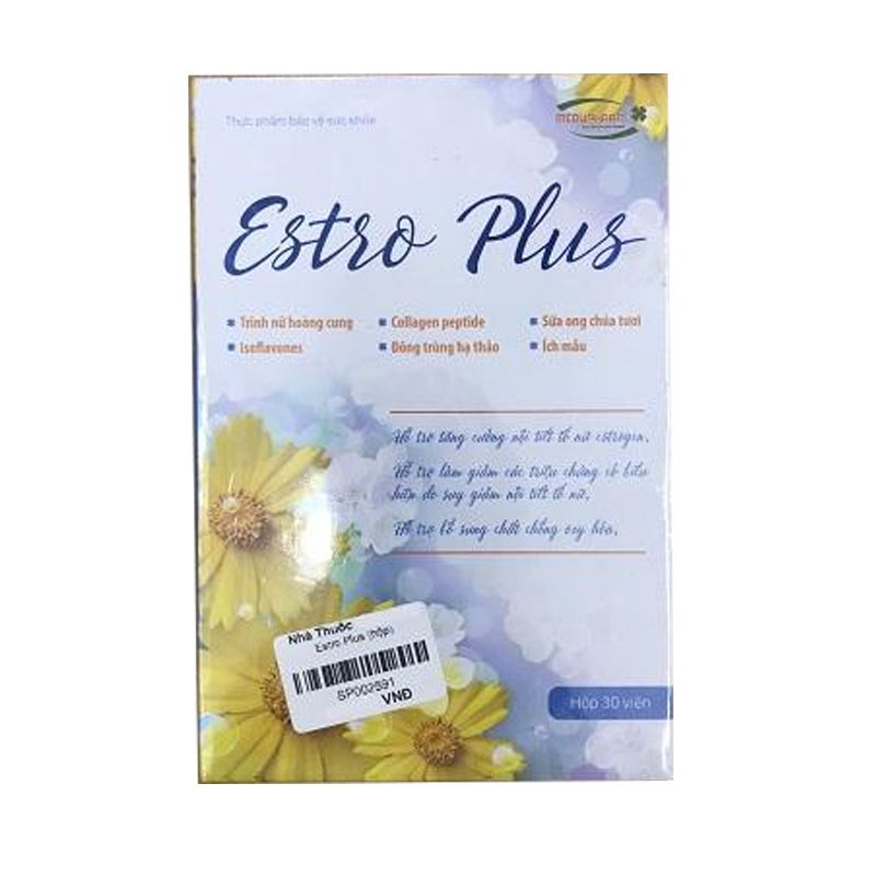 Estro Plus - Tăng Nội Tiết Tố Nữ - Hộp 30 Viên