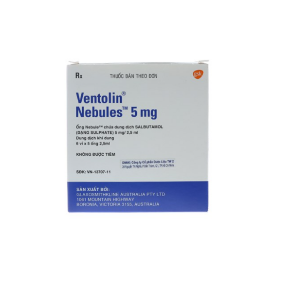 Ventolin 5mg Hộp 30 ống - Hỗ Trợ Giãn Phế Quản Ngắn Trong Tắc Nghẽn ...