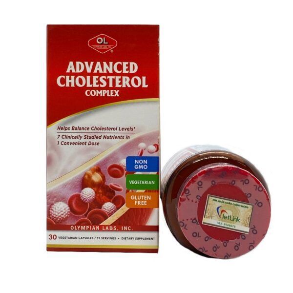 Advanced Cholesterol Complex Hộp 30 Viên - Giảm Mỡ Máu