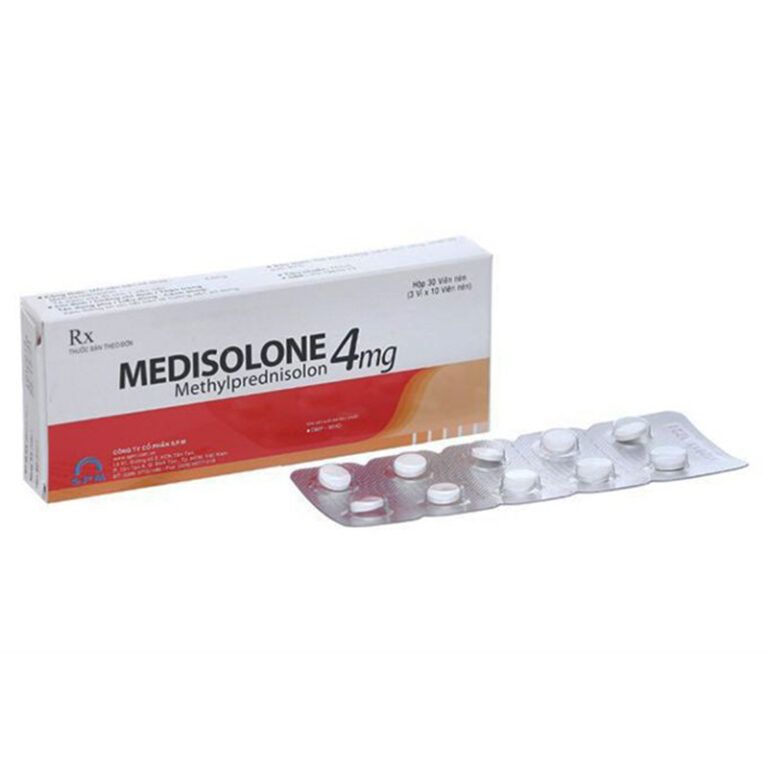 Medisolone 4 Hộp 30 Viên - Thuốc Kháng Viêm