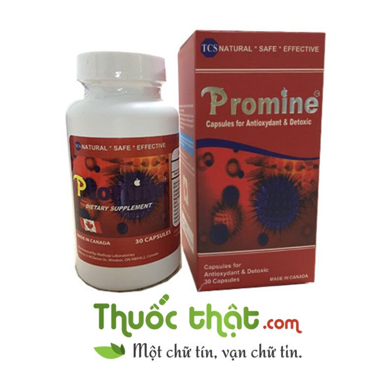 Promine – Bảo vệ tế bào trong quá trình điều trị iot – Lọ 30 viên – Nhà ...