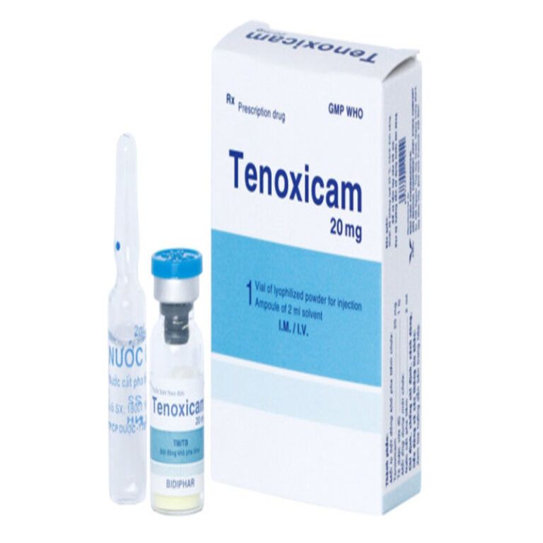 Tenoxicam 20mg Hộp 1 Lọ + 1 Ống - Thuốc Chống Viêm Không Steroid