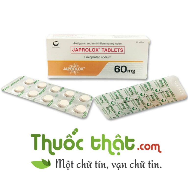 Japrolox - Thuốc Hạ Sốt Giảm đau Chống Viêm - Hộp 20 Viên
