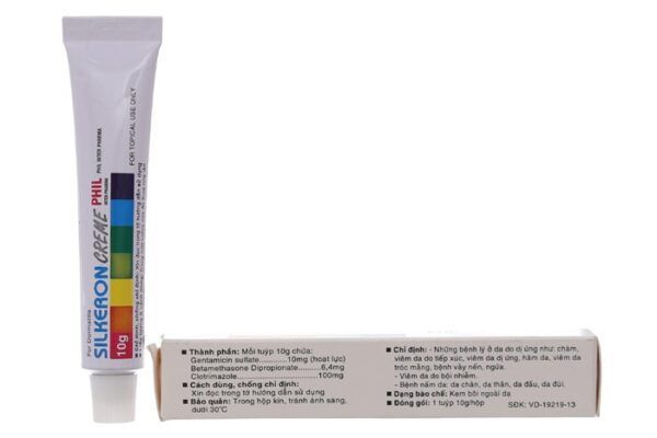 Silkeron - Kem Bôi Trị Nấm, Viêm Da - Tuýp 10g