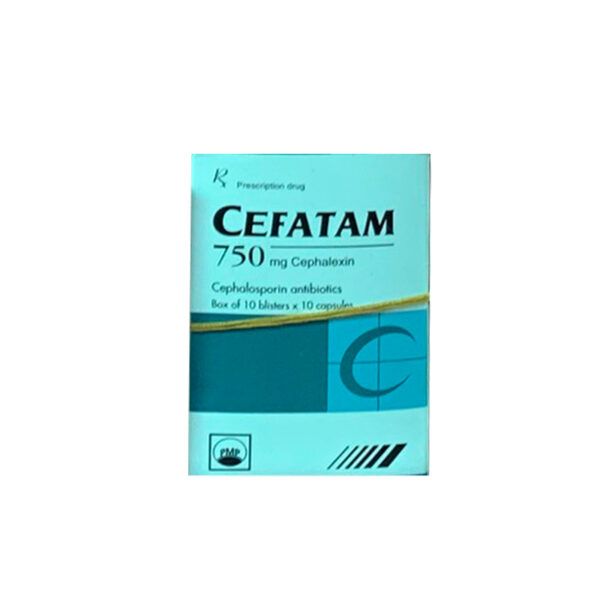 Cefatam 750 Hộp 100 Viên - Thuốc Điều Trị Nhiễm Khuẩn