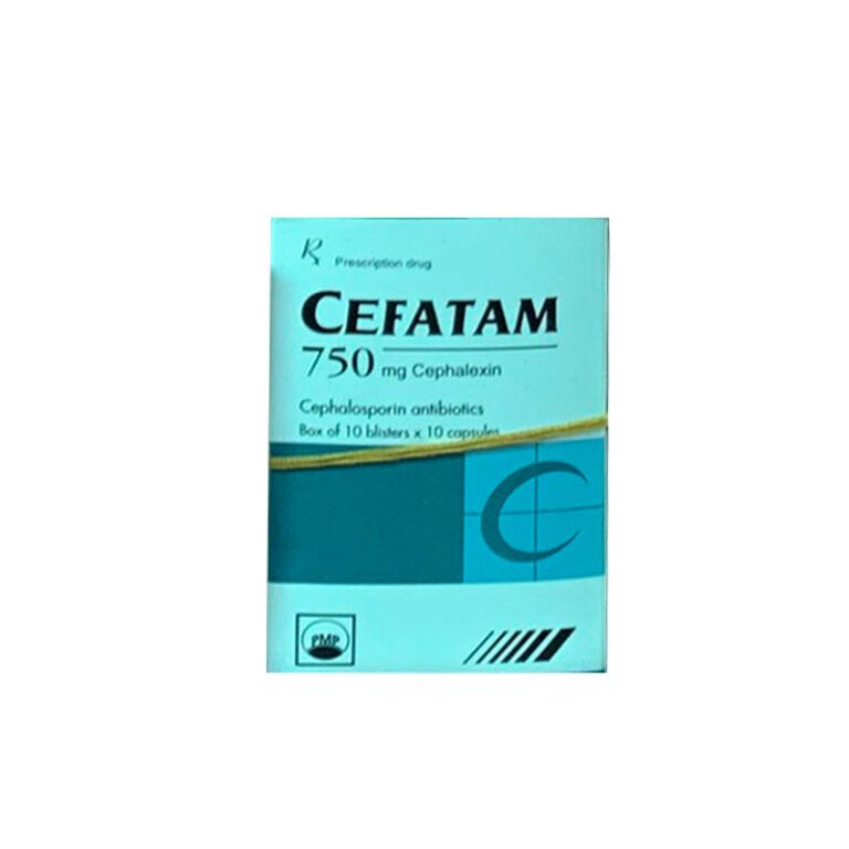 Cefatam 750 Hộp 100 Viên - Thuốc Điều Trị Nhiễm Khuẩn