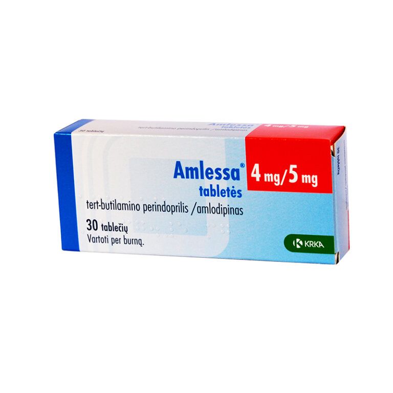 Amlessa 4mg/5mg Hộp 30 Viên - Điều Trị Bệnh Mạch Vành