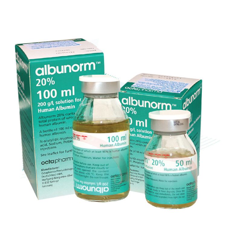 Albunorm Chai 100ml – Tăng Thể Tích Huyết Tương