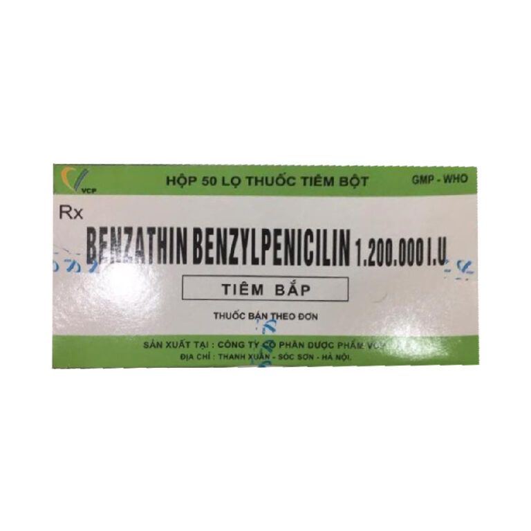Thuốc Benzathin Benzylpenicilin 1.200.000IU - Trị Giang Mai
